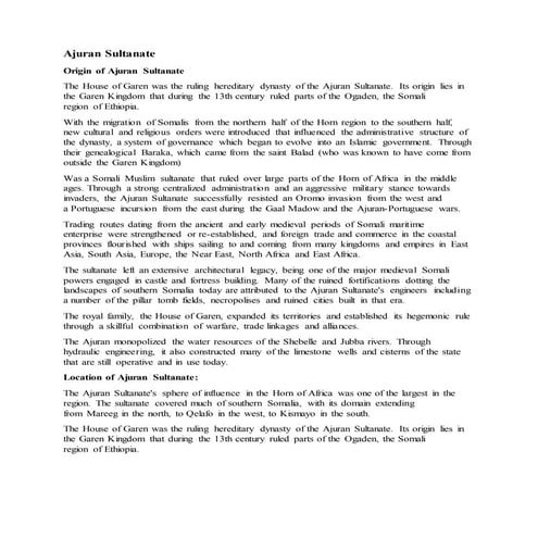 Ajuran sultanatea | DOCX