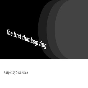 The first thanksgiving | PPT