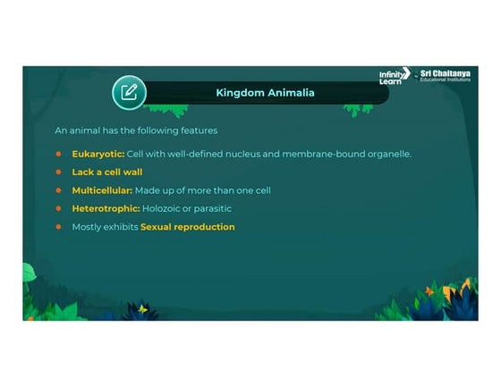BIOLOGY ANIMAL KINGDOM CLASS. 11 NCERT.. | PPTX