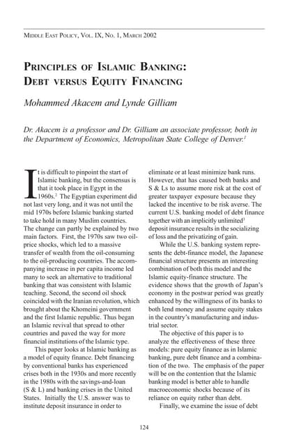 Essay On Islamic Banking | PDF