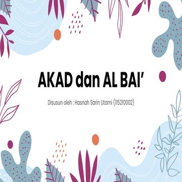 AKAD dan AL BAI'.pptx (hasil editan hasnah) | PPTX
