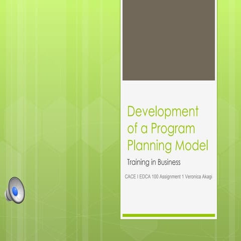 planning model | PPT