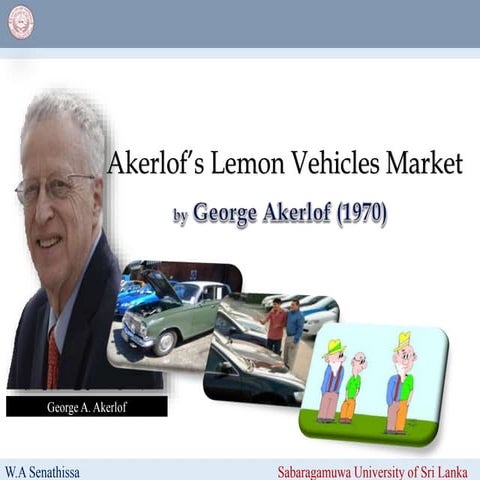 Akalof lemon market | PPTX