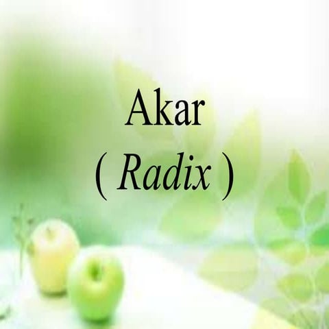 Akar | PPT