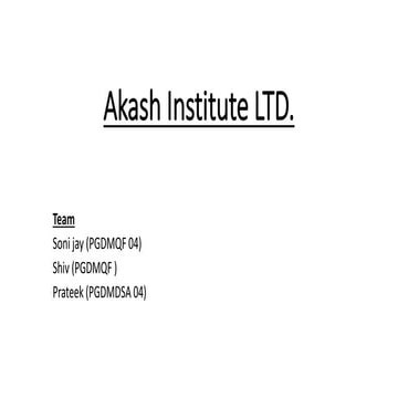 Akash Institute LTD.pptx