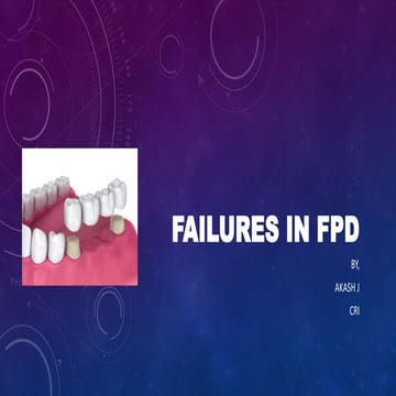 failures in fpd | PPTX