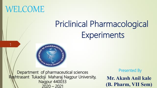 Simulated Animal Experiments in Pharmacology - MyCalPharm | PDF