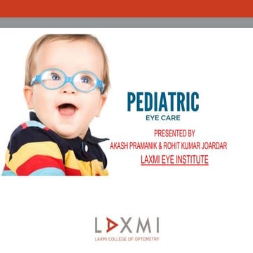 Pediatric Eye Care | PPTX