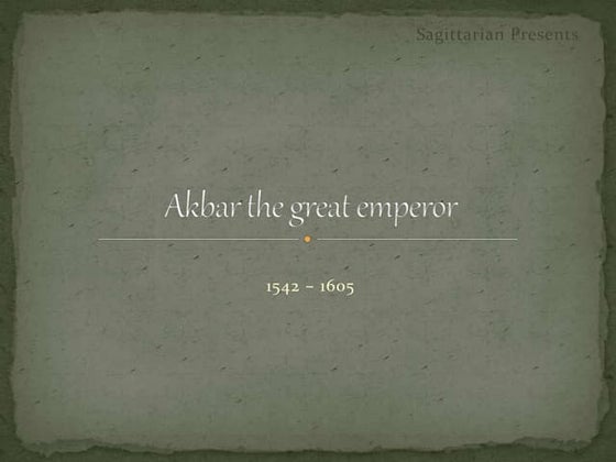 The Great Akbar | PPT
