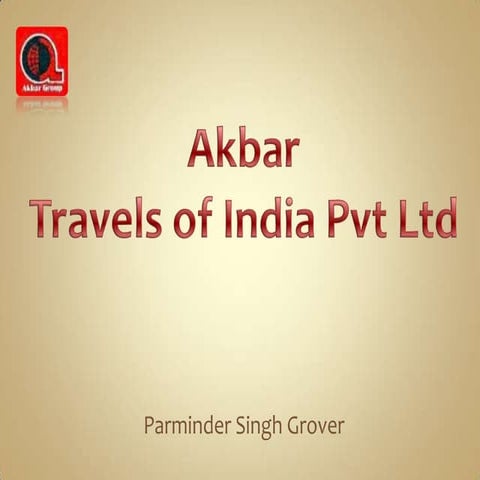 Akbar travels india | PPTX