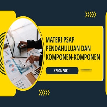 Materi PSAP Pendahuluan komponen komponen | PPTX
