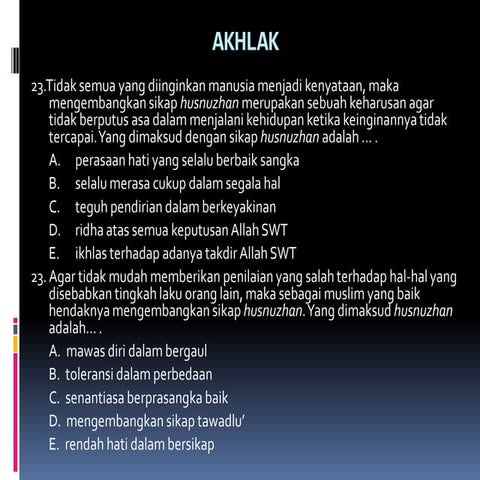 Akhlak | PPTX