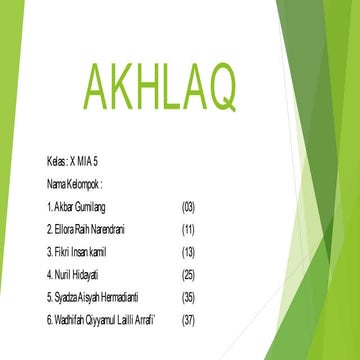 Akhlaq | PPT