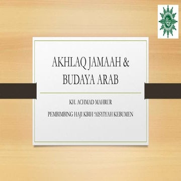 MENGENAL DAN MEMAHAMI AKHLAQ & BUDAYA ARAB.pptx