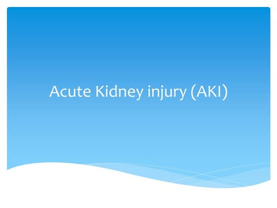 Drug induced kidney disease | PPT