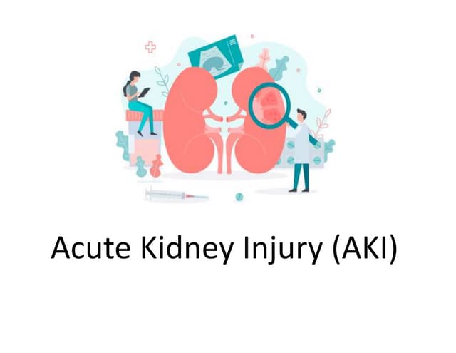 Acute kidney injury(AKI) | PDF