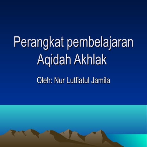 Akidah | PPT