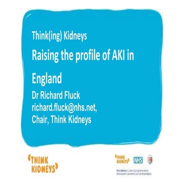 Acute Kidney Injury (AKI) Clinical Audit Tools 2011 | PDF