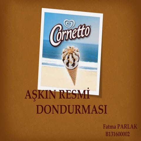Algida halkla ilişkiler kampanyası | PPTX