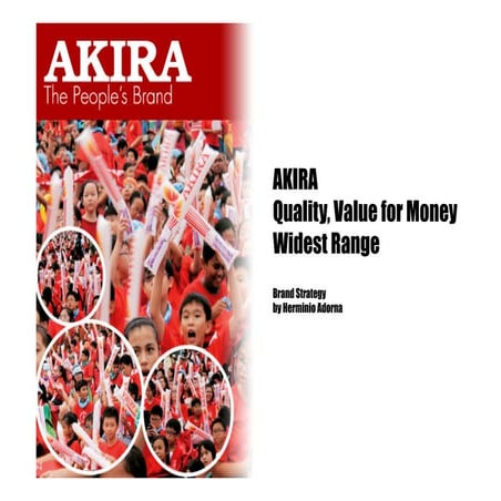 Akira brand strategy | PDF