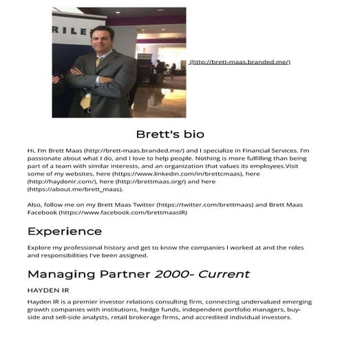 BRETT MAAS HAYDEN IR | PDF