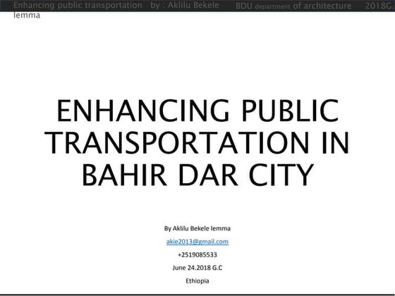 Standards for bus terminals | PPT