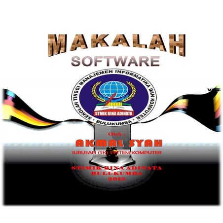 Akmalsyah (sk) makalah software | DOC
