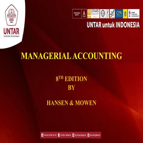 Managerial Accounting TM 1 Hansen & Mowen | PDF
