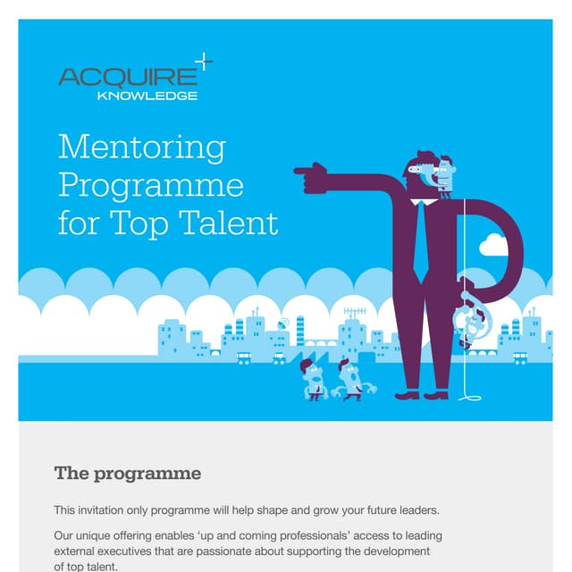 Acquire Knowledge Mentoring Program | PDF