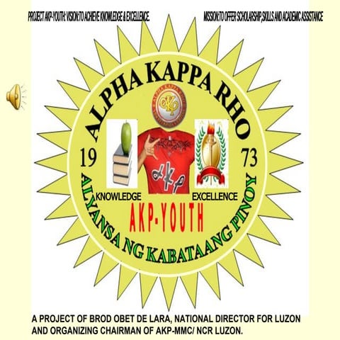 AKP NATIONAL YOUTH COUNCIL - MUNTINLUPA COUNCIL | PPT