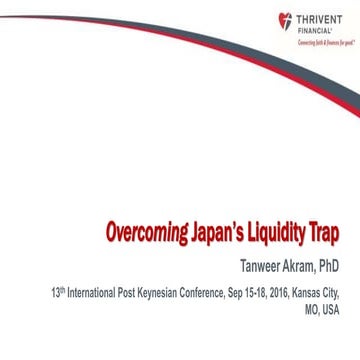 Overcoming Japan's Liquidity Trap | PPTX