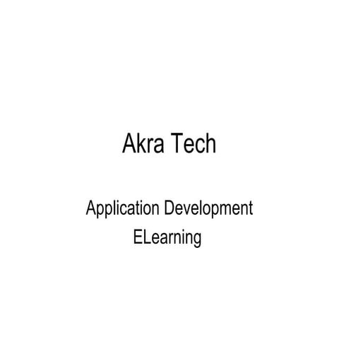 Akra tech | PPT
