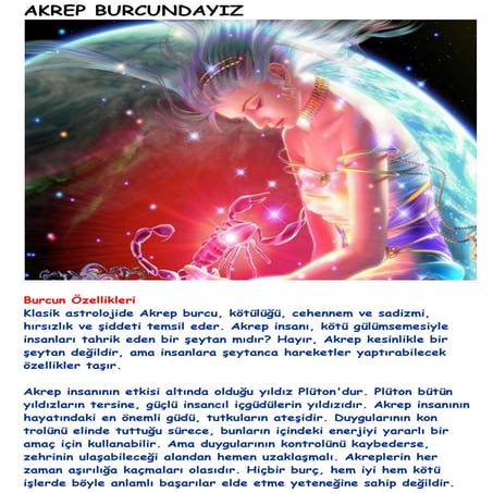 Akrep burcundayiz | PDF