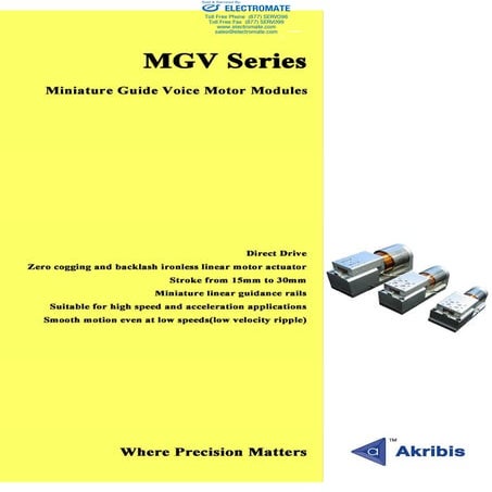 Akribis mgv brochure | PDF