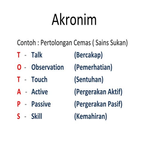 Akronim | PPT
