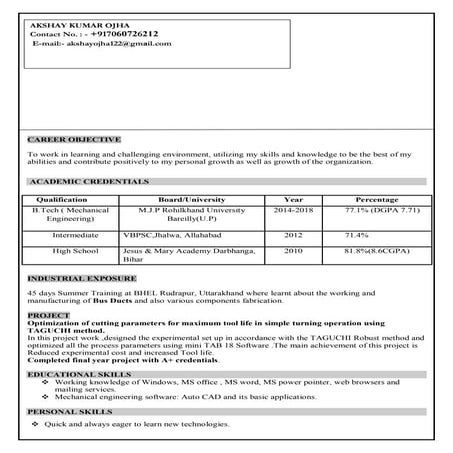 Akshay resume | PDF