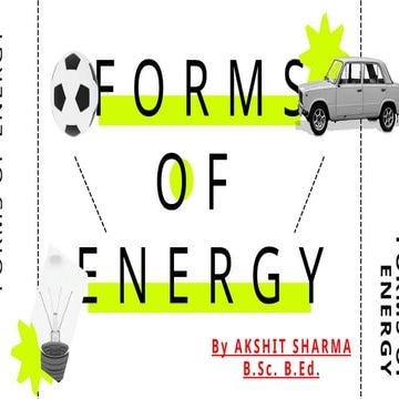Comprehensive Overview of Forms and Transformations of Energy in Daily ...