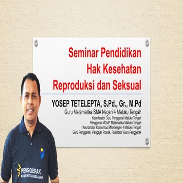Seminar Pendidikan kekerasan seksual pada satuan pendidikan | PPT