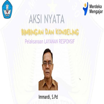 aksi nyata layanan responsif oleh immardi | PDF