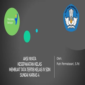 Aksi Nyata Membuat Kesepakatan Kelas Bersama Siswa Pdf