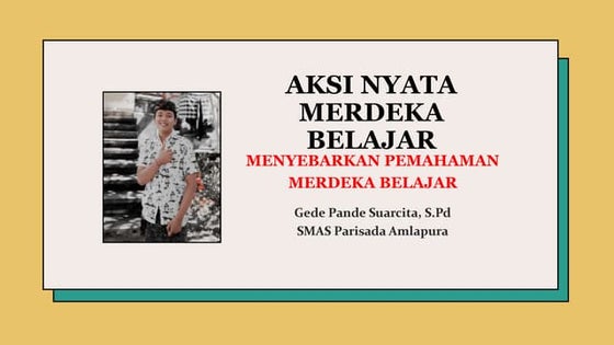 AKSI NYATA MERDEKA MENGAJAR Platform Merdeka Mengajar | PPT