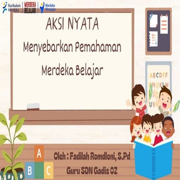 AKSI NYATA platform merdeka mengajar. modul merdeka belajar | PDF