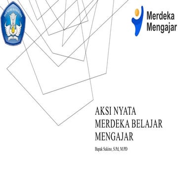 AKSI NYATA TOPIK MERDEKA BELAJAR SMP .pptx