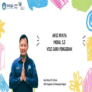 Aksi nyata modul 1.3 Visi Guru Penggerak.pptx