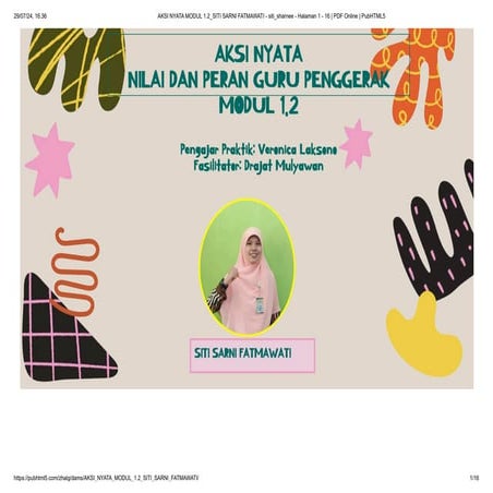 linimasa Aksi nyata Modul 1.1. filosofi ki hajar dewantara | PDF