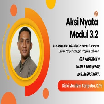 Aksi Nyata Modul 3.2. pdf cgp angkatan 9 | PDF