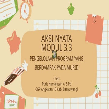 AKSI NYATA MODUL 3.3.pptx guru penggerak | PPTX