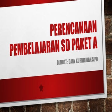 aksi nyata Perencanaan pembelajaran sd paket a.pptx