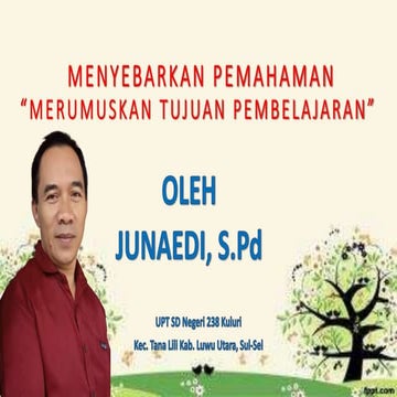 AKSI NYATA TOPIK MERUMUSKAN TUJUAN PEMBELAJARAN OLEH JUNAEDI.pptx