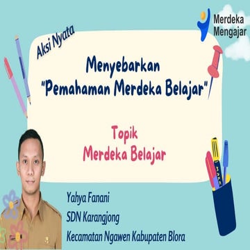 Aksi Nyata Topik Merdeka Belajar - Menyebarkan Pemahaman Merdeka ...